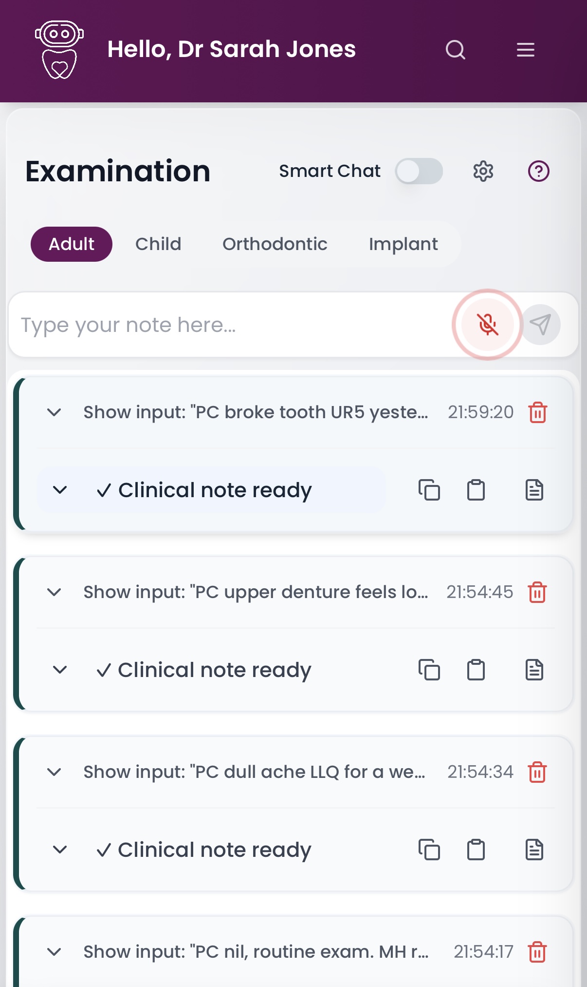 CliniBot - AI-Powered Clinical Documentation